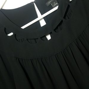 Ann Taylor | Tops | Ann Taylor Medium Black Top | Poshmark